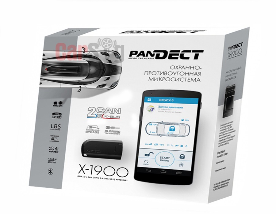 Купить Автосигнализация PanDECT X-1900 BT 3G в Украине по...